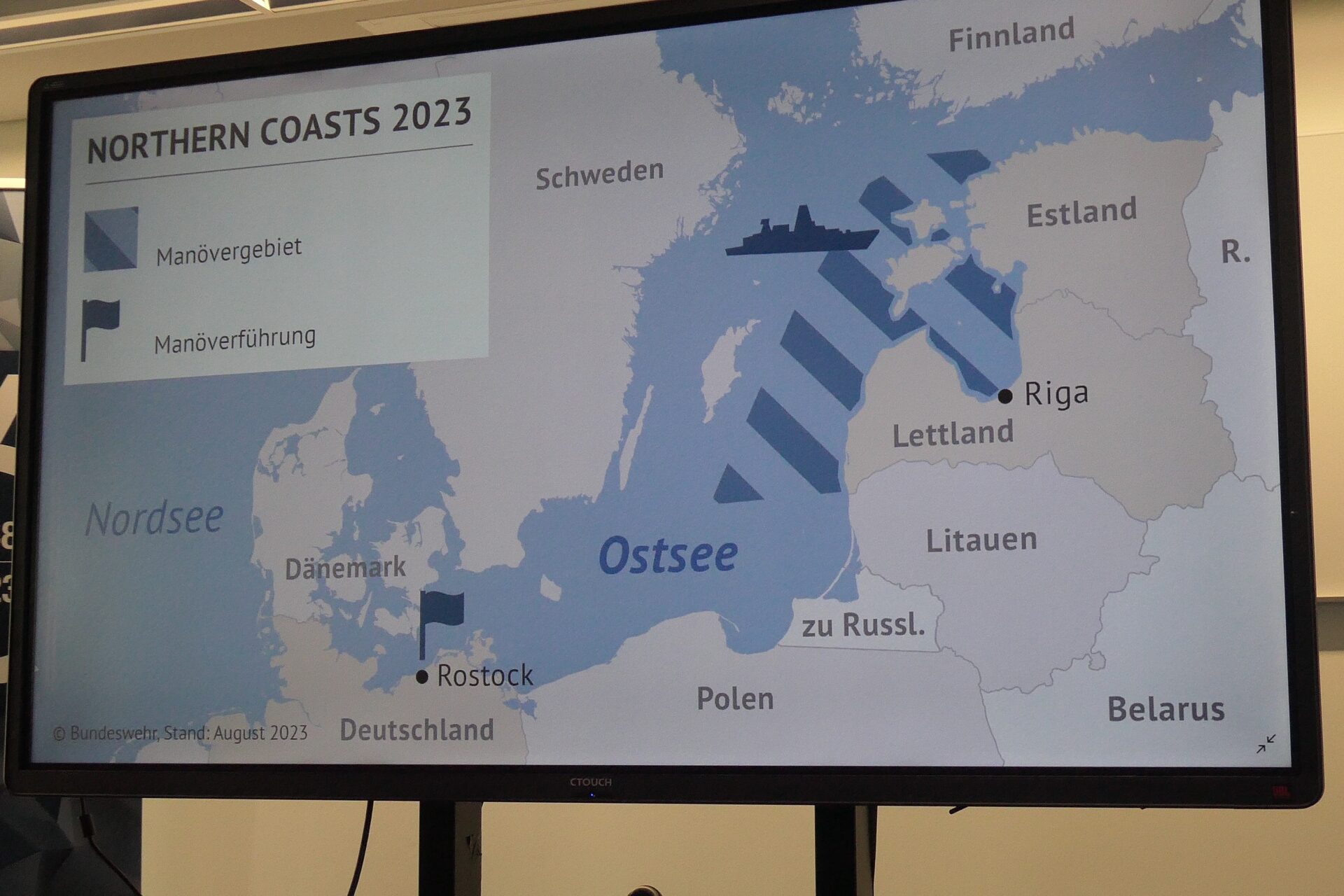 Northern Coasts 23: Maritimes Großmanöver in der Ostsee unter deutscher ...