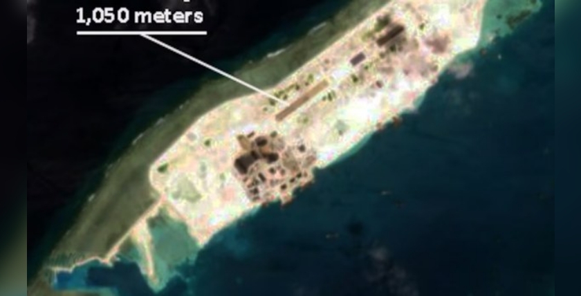 Vietnam: Strategic airfield on an atoll of the Spratly Islands ...