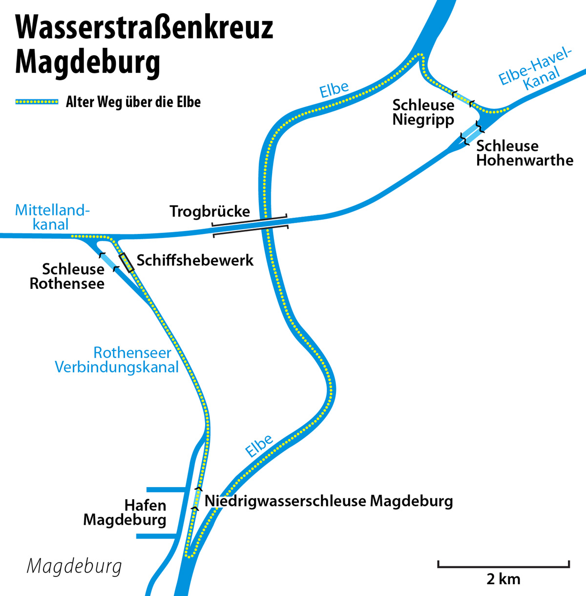 Straensperrungen Magdeburg Karte
